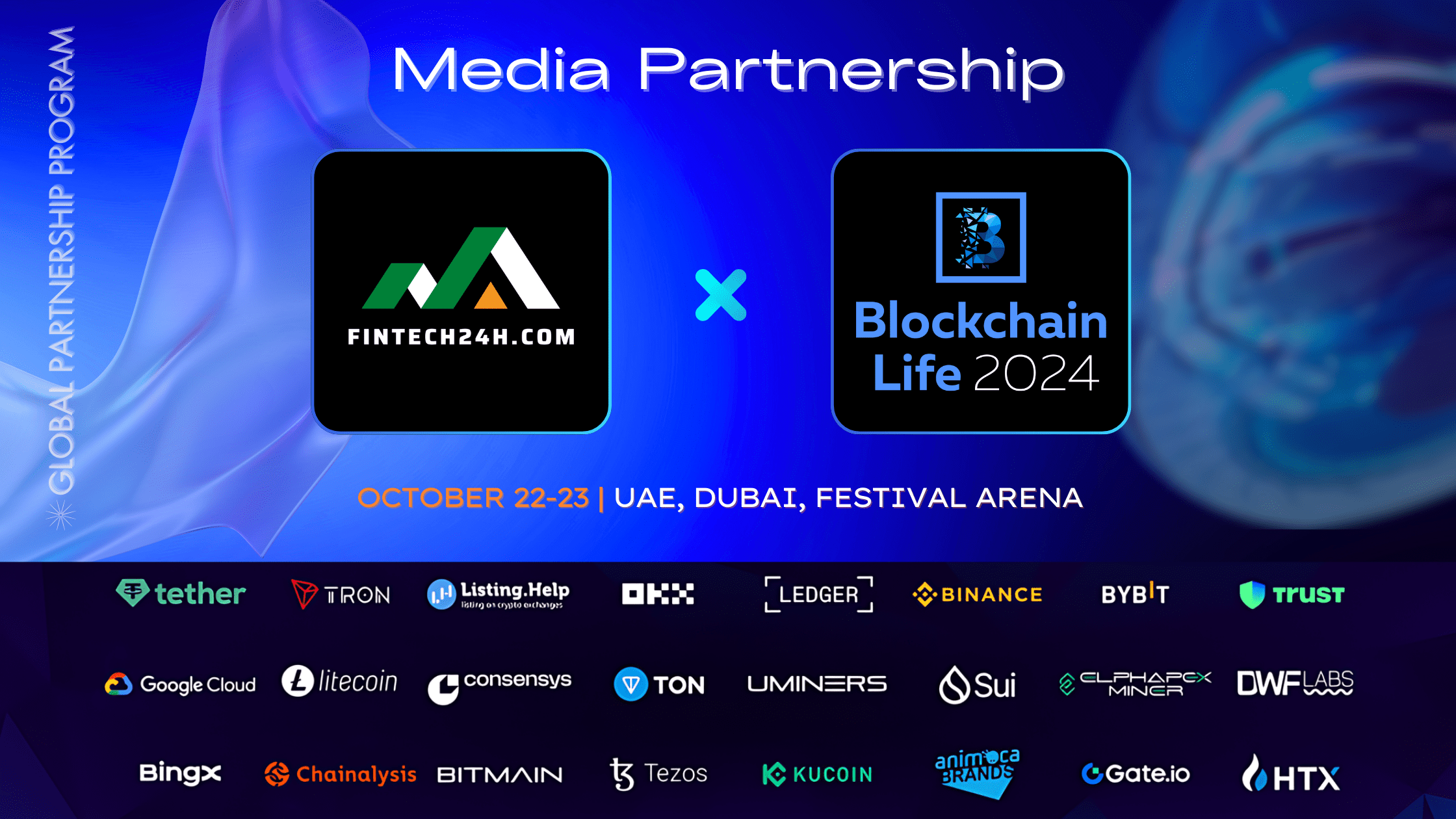 Fintech24h Partners with Blockchain Life 2024 to Ignite Global DeFi Growth
